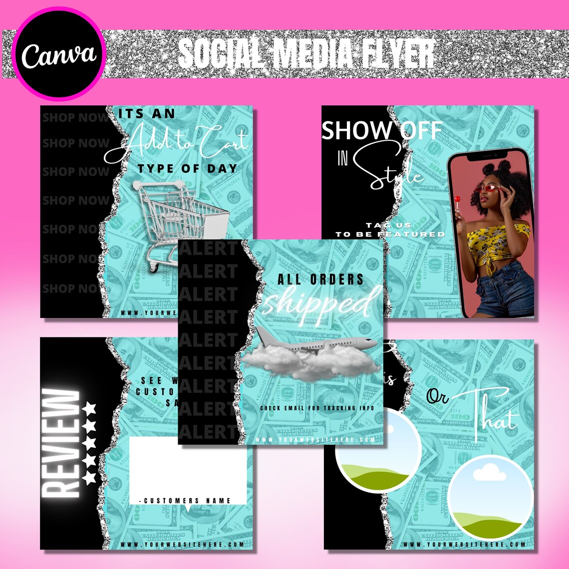 Social Media Bundle Flyers, IG Flyers, Business Flyers, Social Media ...