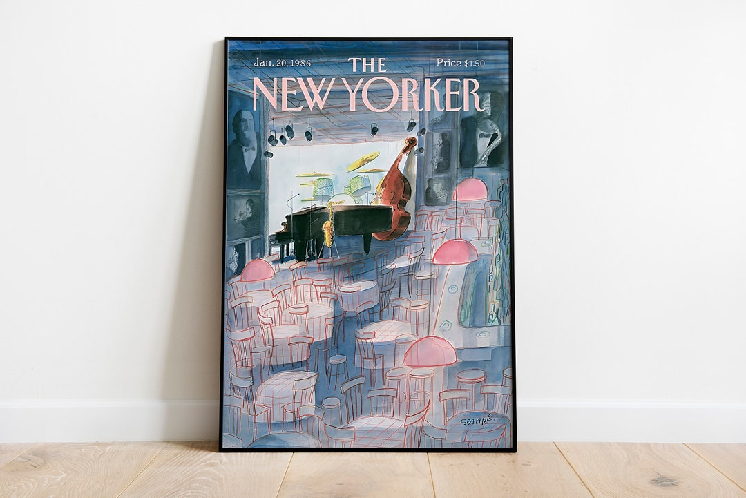 The New Yorker Magazine Cover Prints Poster Printsvintage Art ...