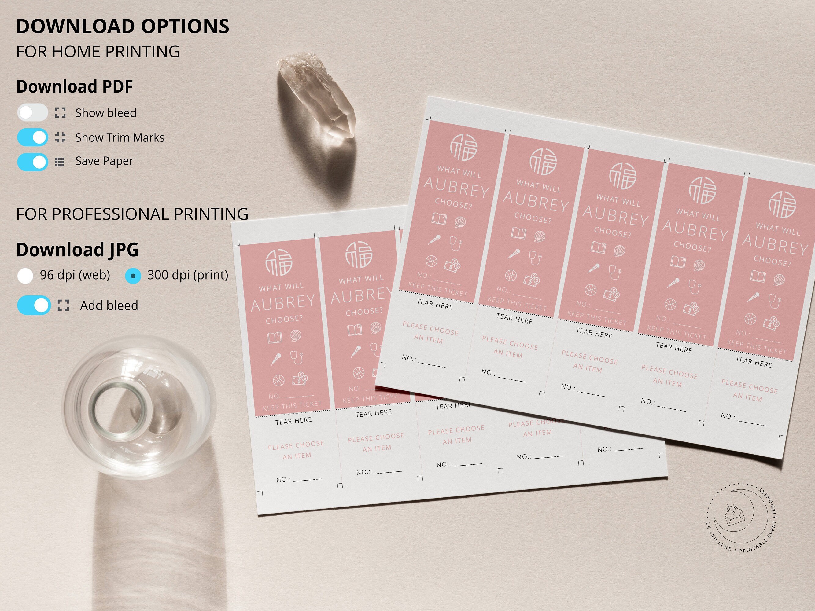 Zhua Zhou Set Pink Zhua Zhou Sign Raffle and Labels Chinese - Etsy