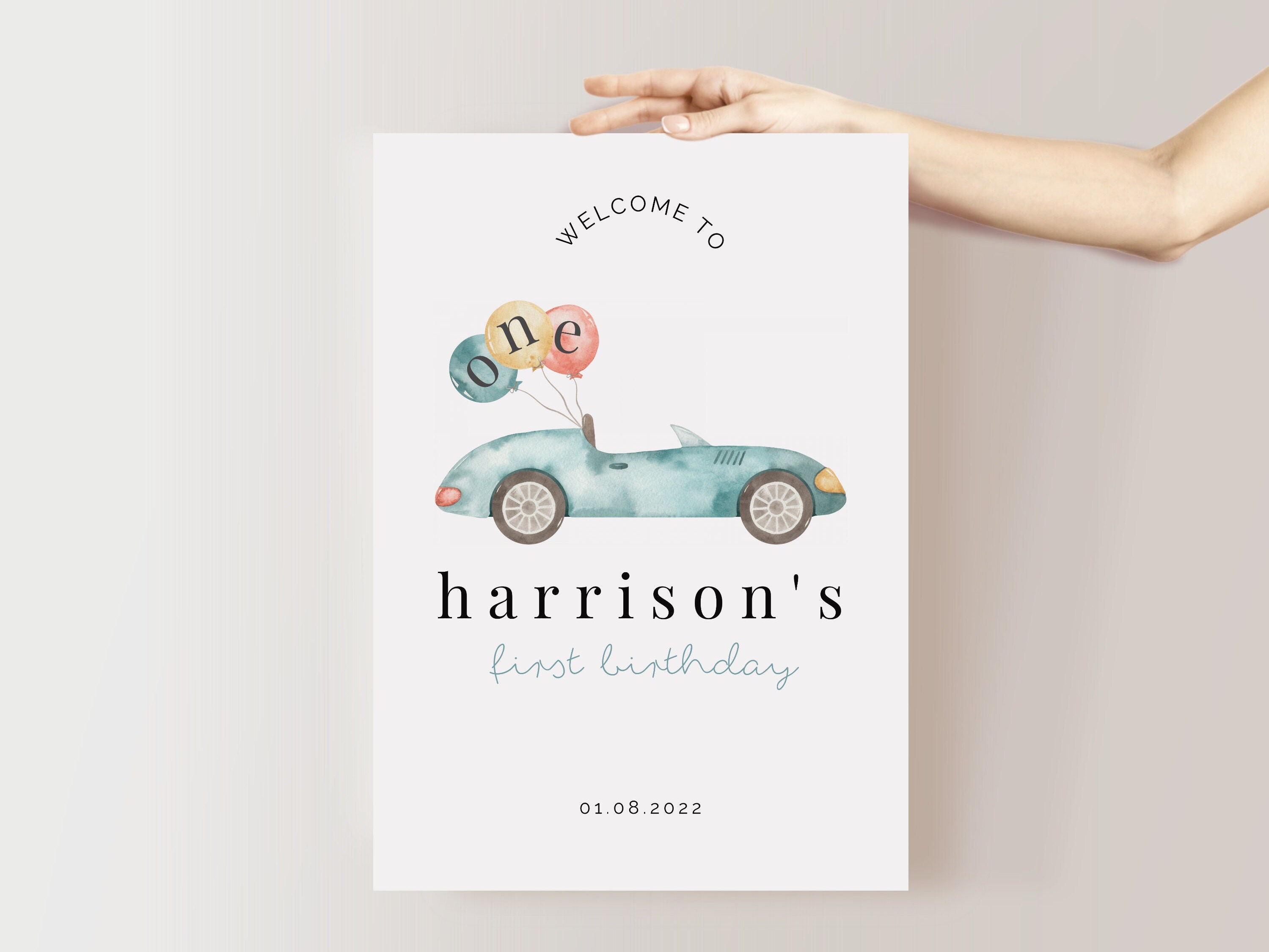 Fast One Birthday Welcome Sign, Race Car 1st Birthday, Race Car Party ...