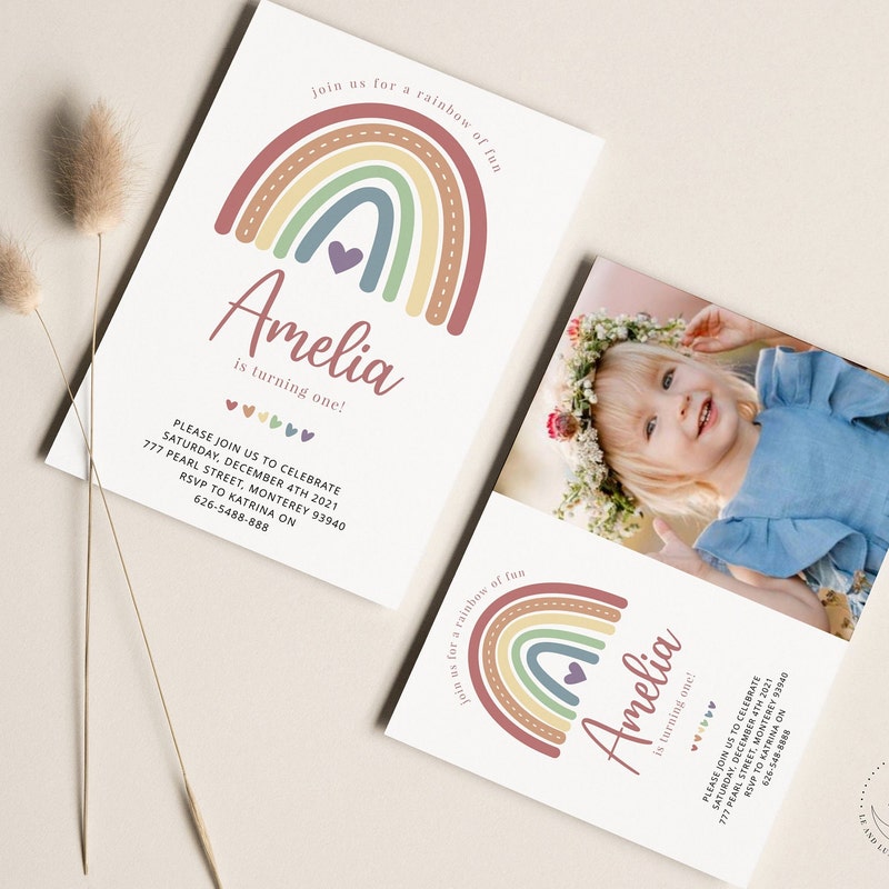 Double Sided Invites - Etsy