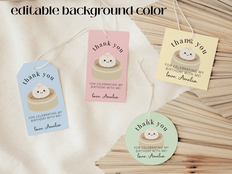 Dumpling Favor Tags Little Dumpling 1st Birthday Party Bag - Etsy