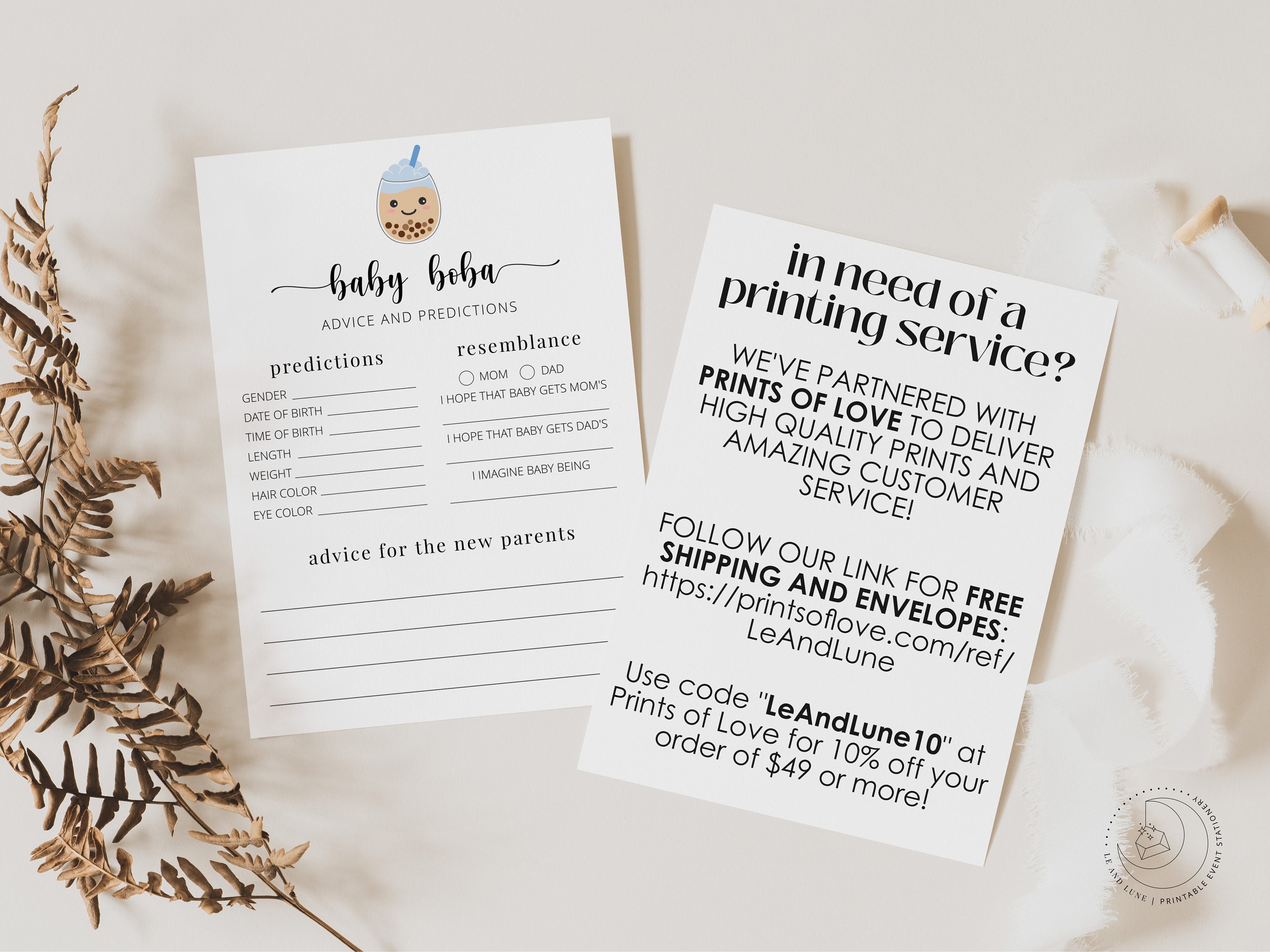 Boba Bubble Tea Baby Shower Games, A Little Cu-tea Baby Shower ...