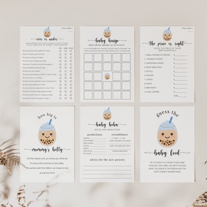 Boba Bubble Tea Baby Shower Games, A Little Cu-tea Baby Shower ...