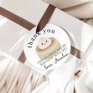 Dumpling Favor Tags, Little Dumpling 1st Birthday Party Bag Label, Bao ...
