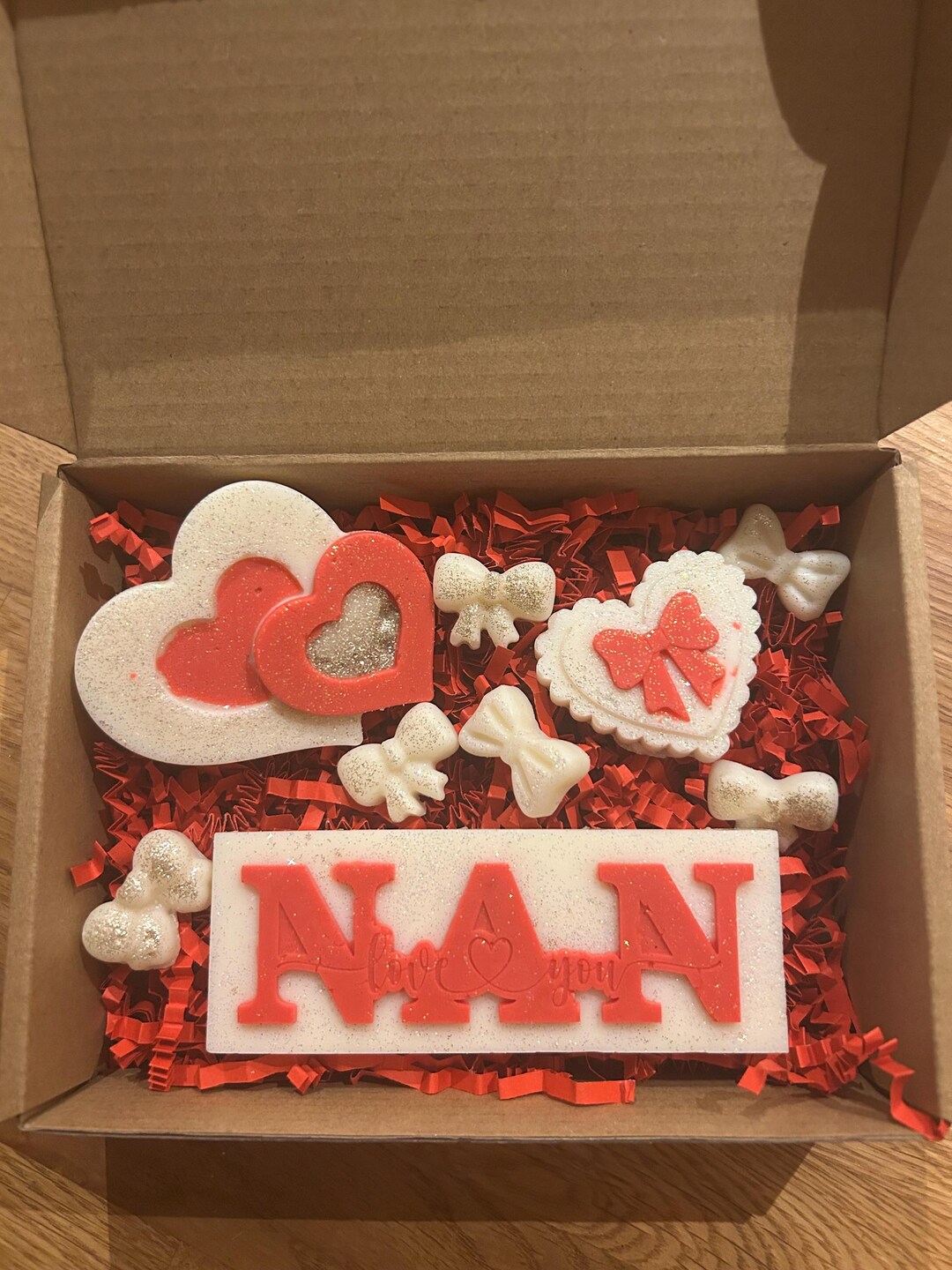 Nan Gift Box, Cranberry Mandarin Soy Wax Melts - Etsy