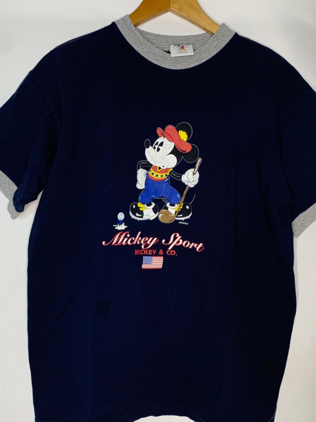 Vintage 90s Mickey & Co. Mickey Sport T-shirt - Etsy