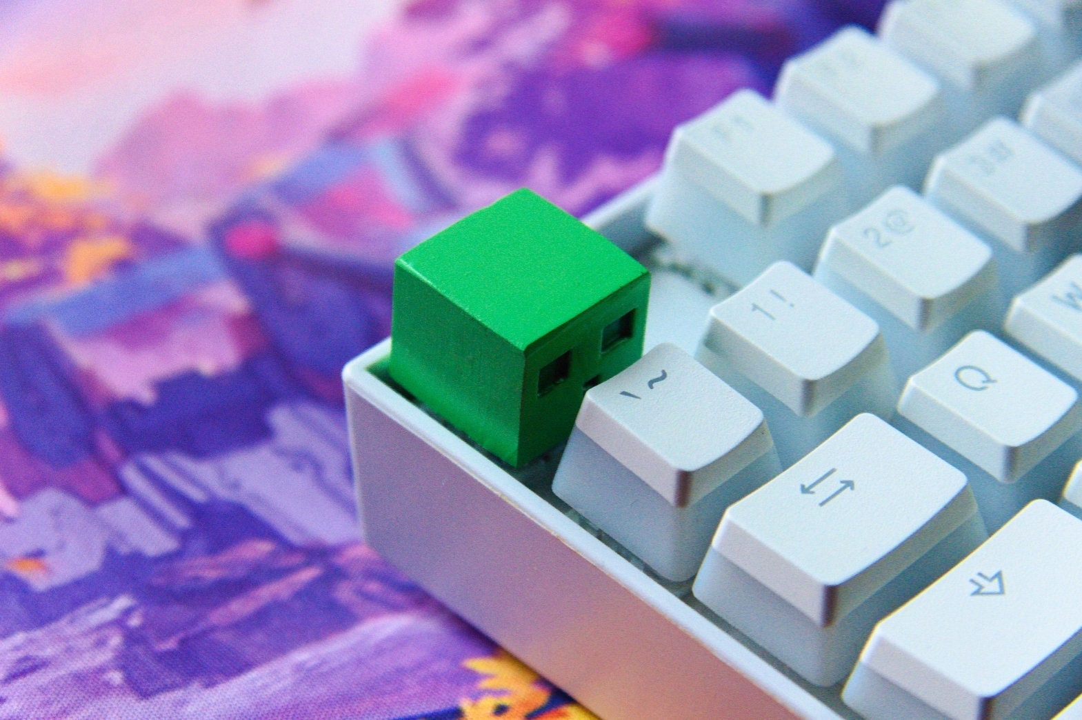 Minecraft Slime Keycap Mx Switches - Etsy