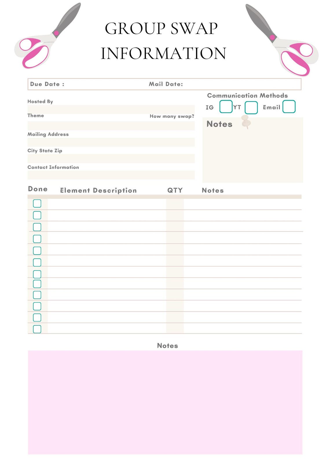 2025 Swap Journal/tracker – Digital Companion for Your Swap Needs ...