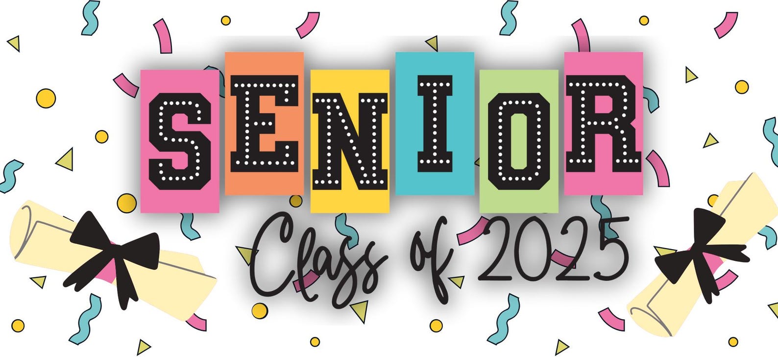 Senior Class of 2025 16oz Digital Glass Cup Wrap | Printable Graduation ...