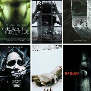 Horror Movie Honors Halloween Digital Collection Scrapbooking Card ...