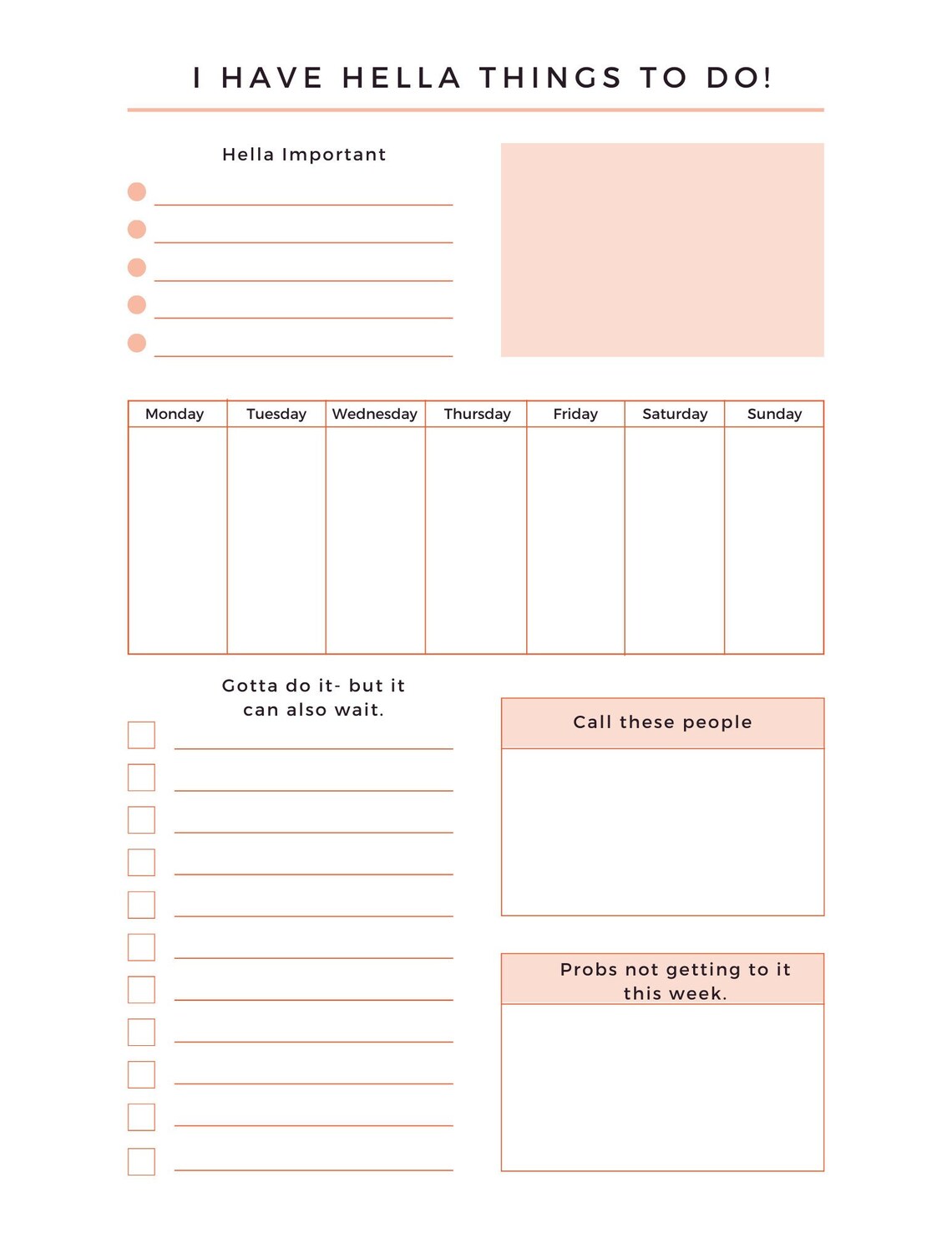 Hella Bay Area Planner - Etsy