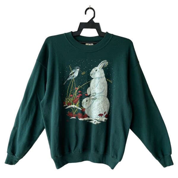 Rabbit Sweater - Etsy