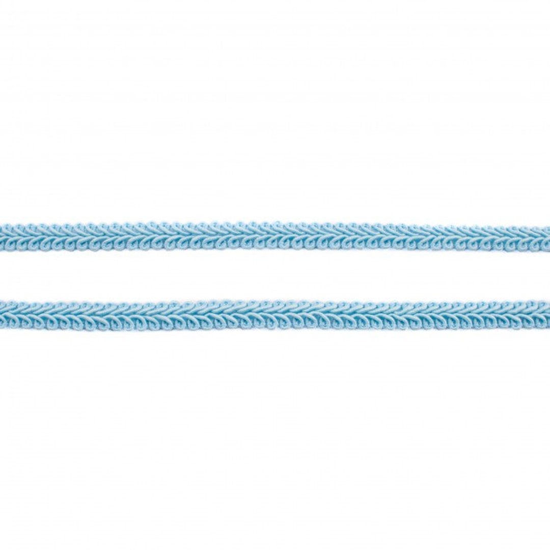 1 M Trimmings Border Turned 41472 Light Blue - Etsy
