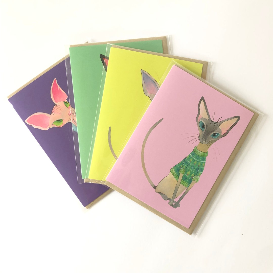 Christmas Jumpers Christmas Cards (4 Pack) - Etsy