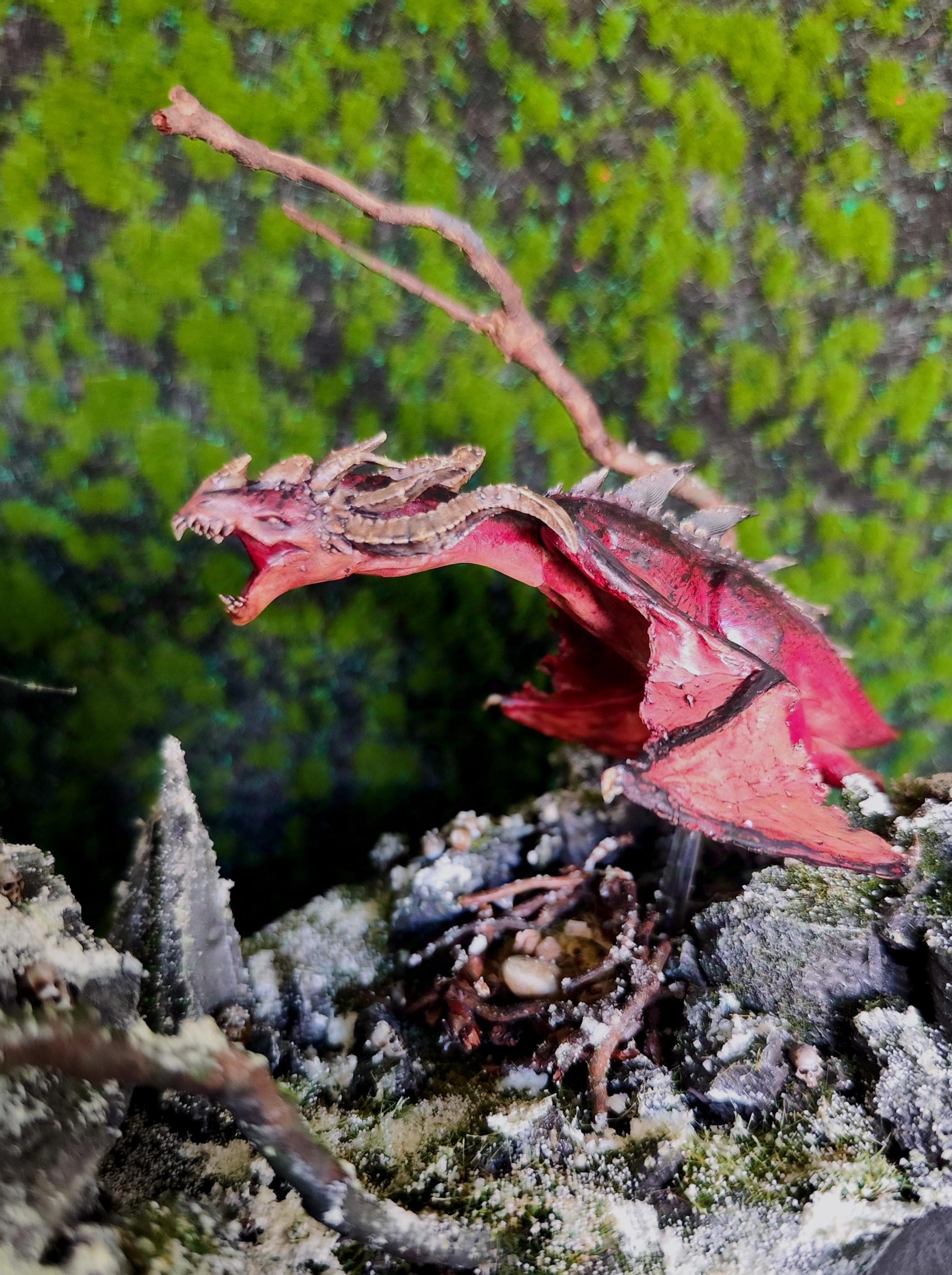 Diorama the Witcher Wyvern Fanart Diorama Le Sorceleur Art Figurines ...