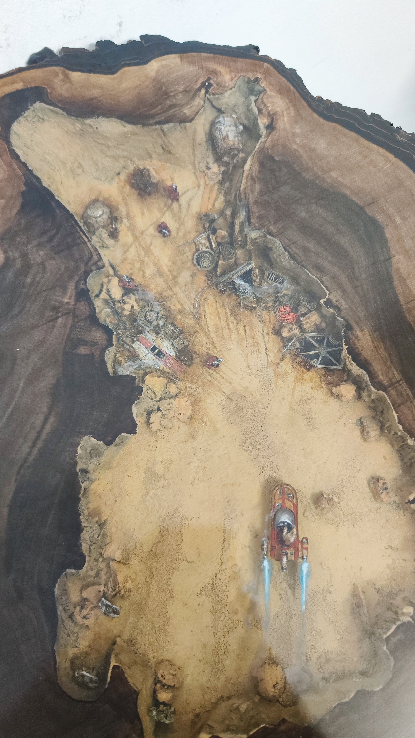 Table Star Wars Jawas Junkyard Table à Café Table Basse Table En époxy ...