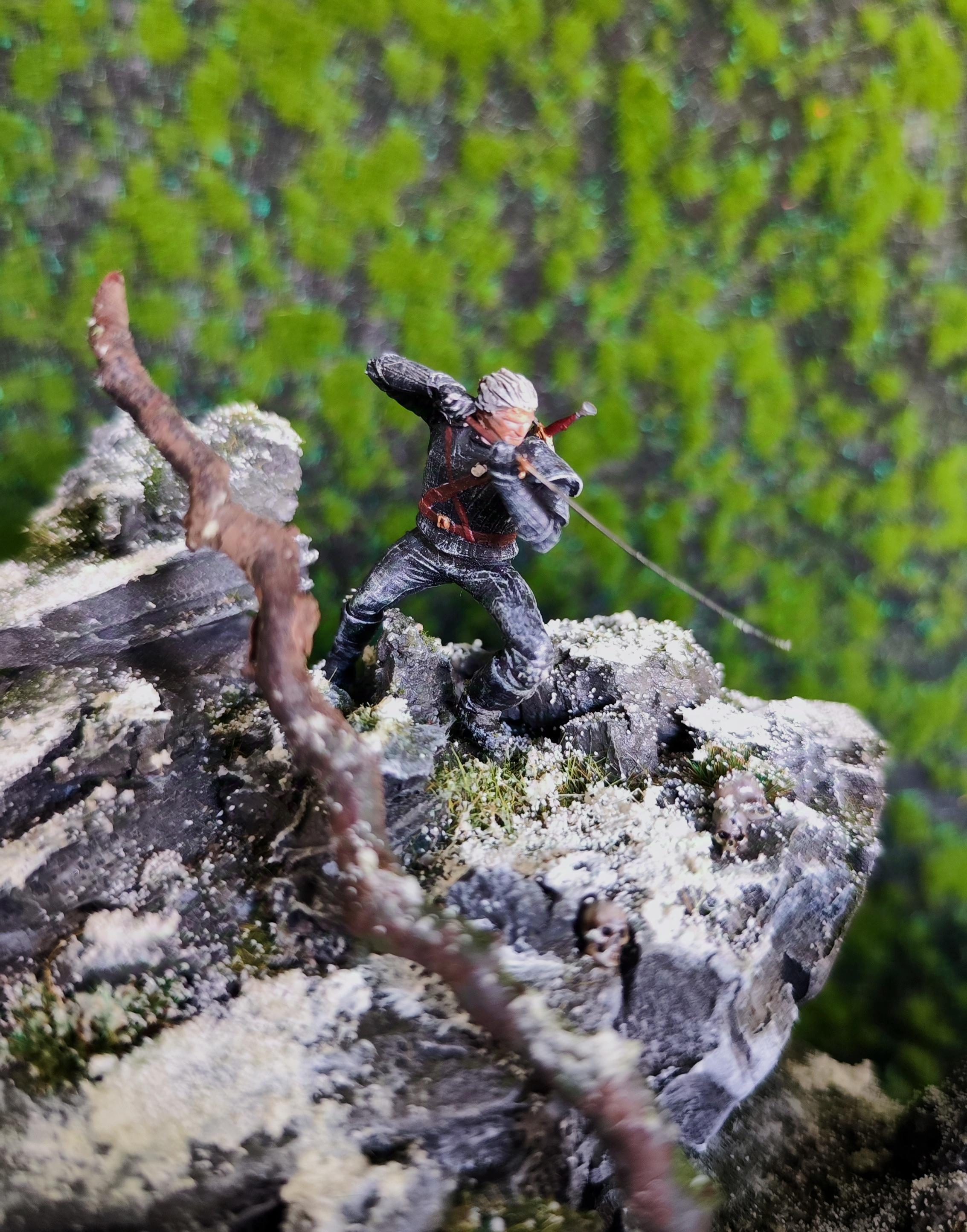 Diorama the Witcher Wyvern Fanart Diorama Le Sorceleur Art Figurines ...
