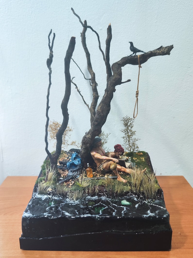 Diorama the Witcher Geralt Et Triss Fanart Diorama Le Sorceleur Art ...