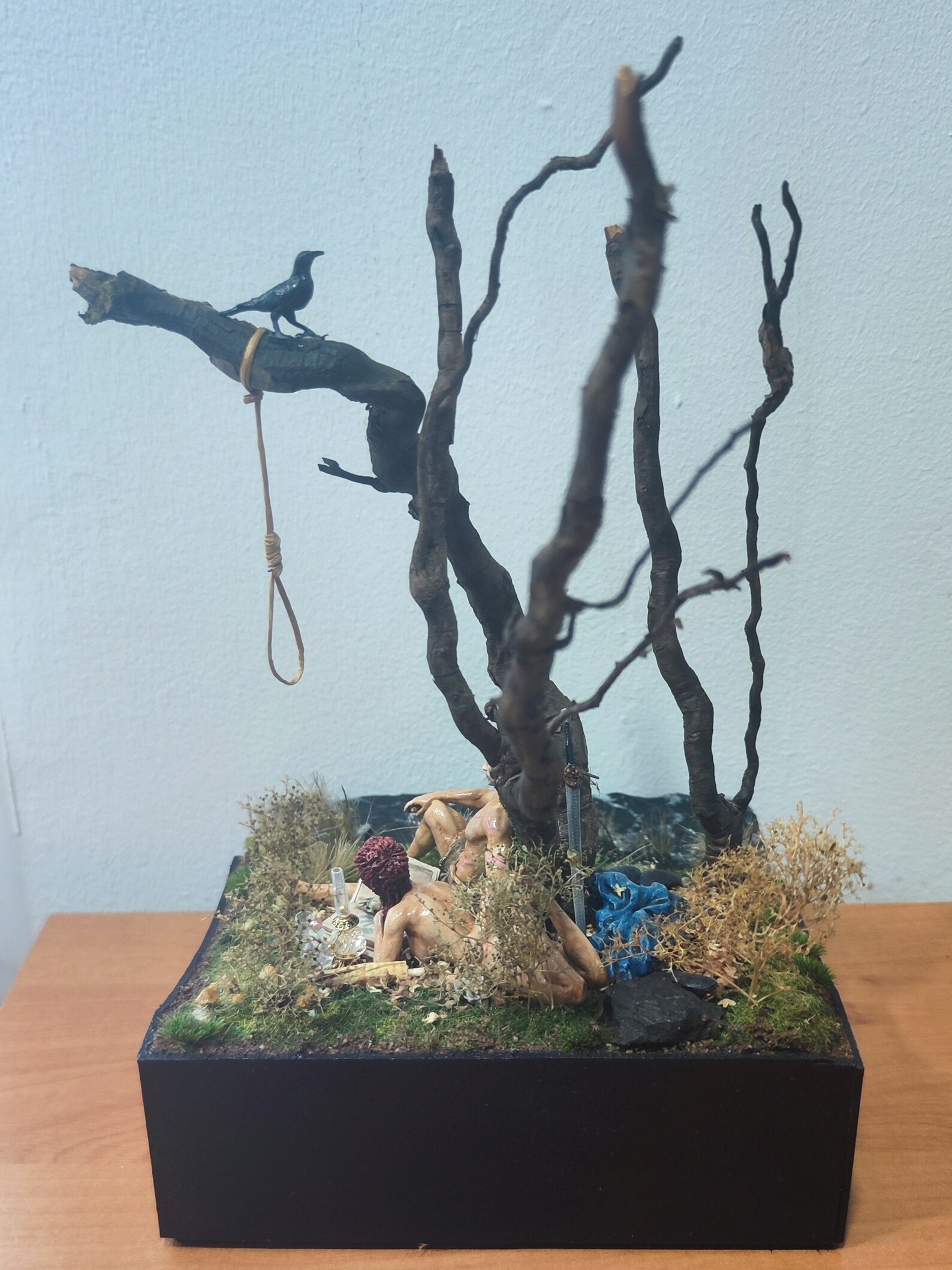 Diorama the Witcher Geralt Et Triss Fanart Diorama Le Sorceleur Art ...
