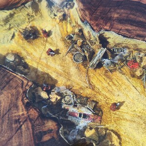 Table Star Wars Jawas Junkyard Table à Café Table Basse Table En époxy ...