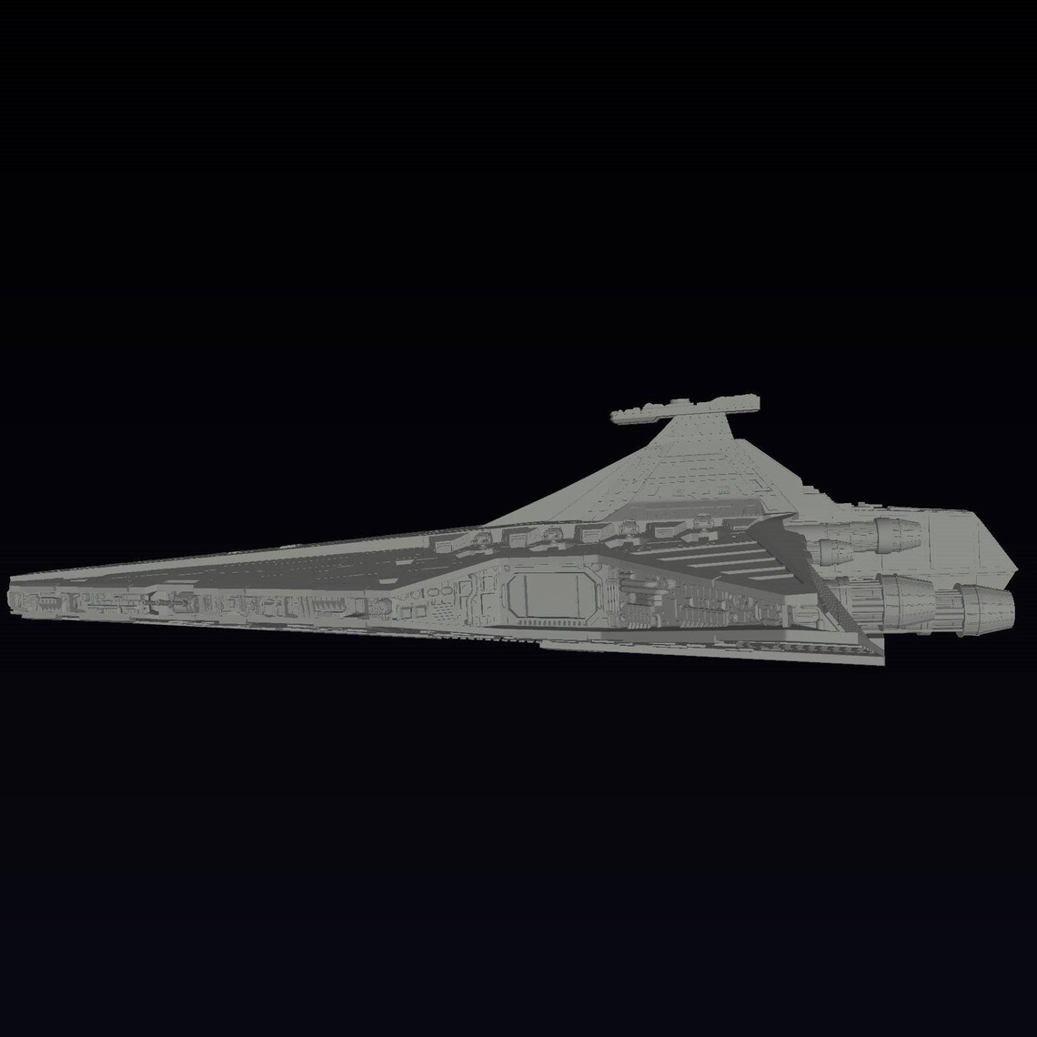 Venator-class Star Destroyer Digital STL Download - Etsy