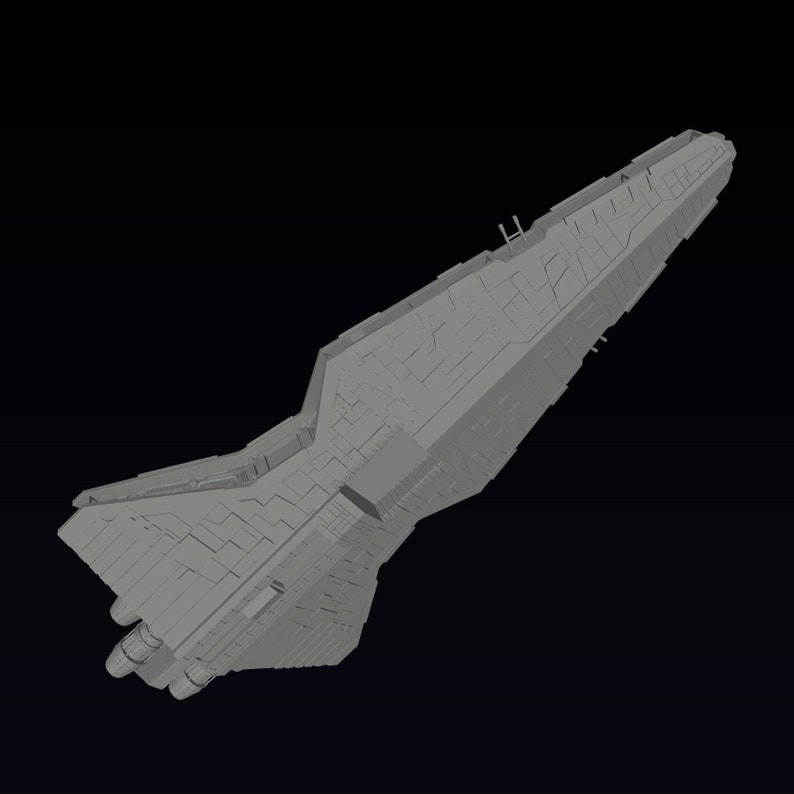 Venator-class Star Destroyer Digital STL Download - Etsy