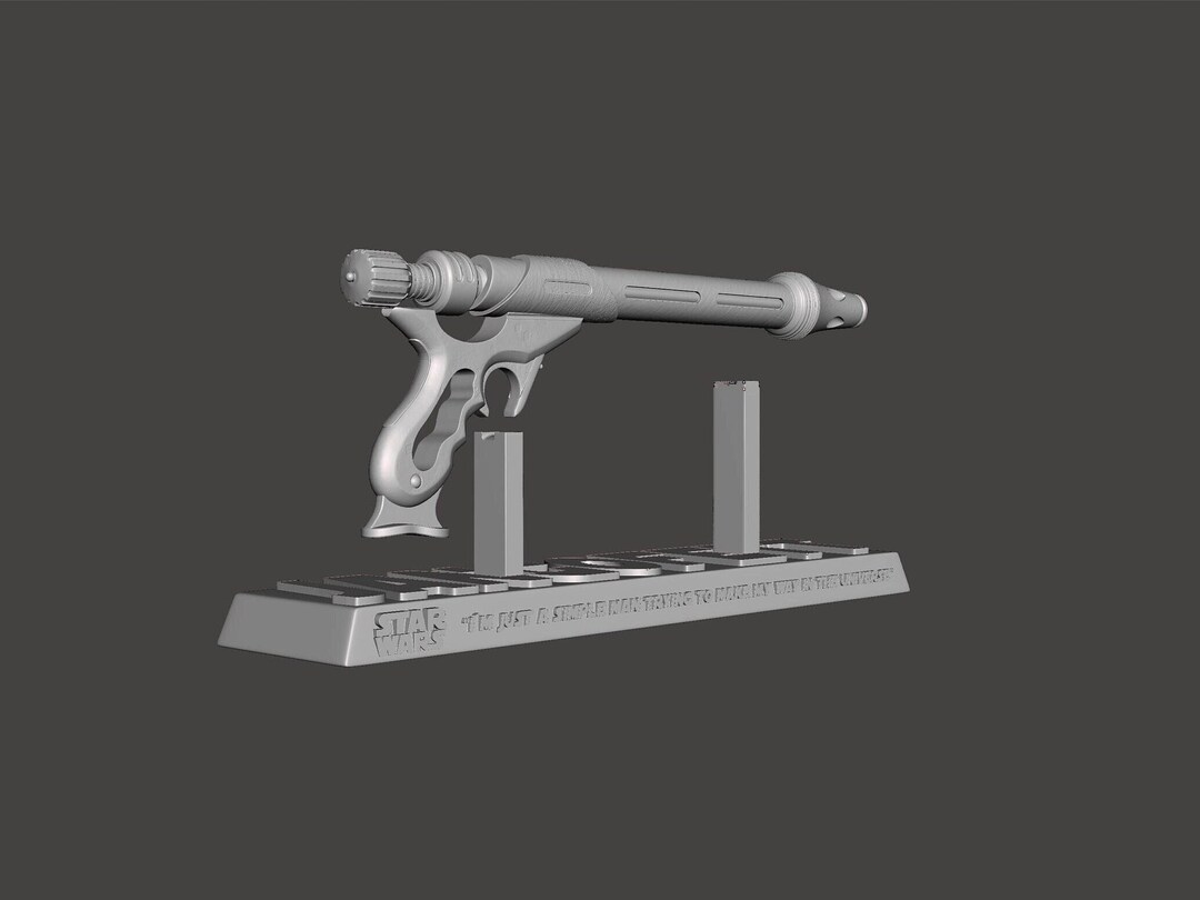Jango Fett Westar 34 Blaster Sculpture for Cosplay or Display - Etsy