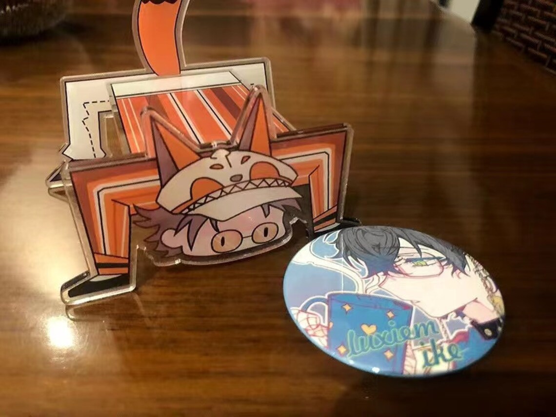 LUXIEM Nijisanji Ornament Vtuber Acrylic Manga Charm / Luca - Etsy