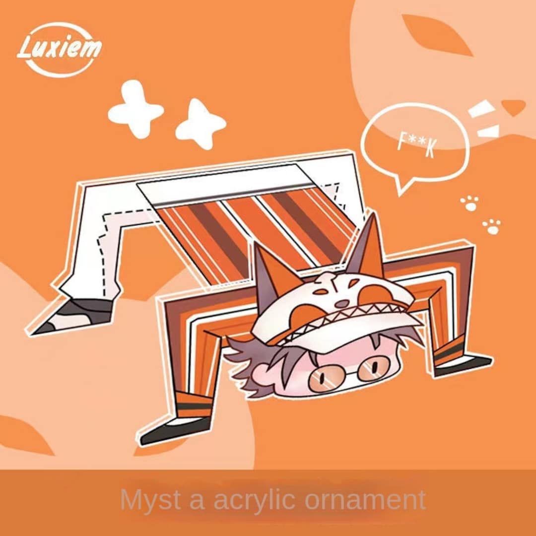 LUXIEM Nijisanji Ornament Vtuber Acrylic Manga Charm / Luca Kaneshiro ...