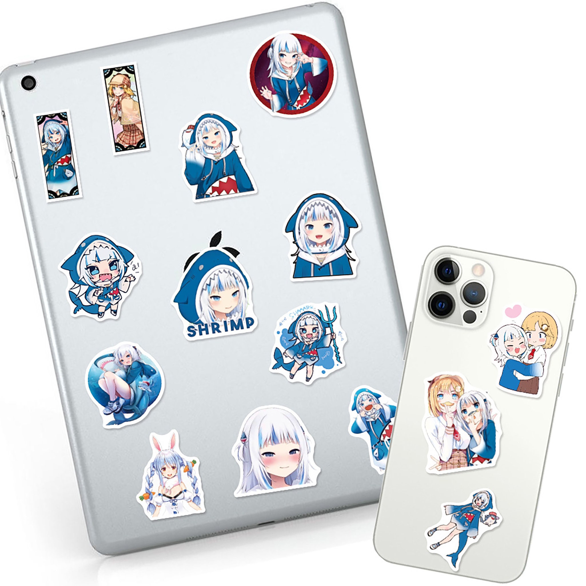Vtuber Stickers Shark Girl Hololive EN Cute Sticker Pack - Etsy Australia