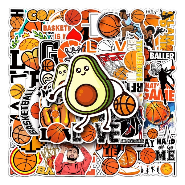 Basketball Stickers - Etsy