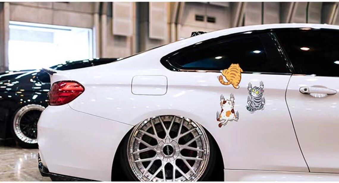 Cat Vinyl Decal Vehicle Window Door Graphics. Cat Decorative - Etsy