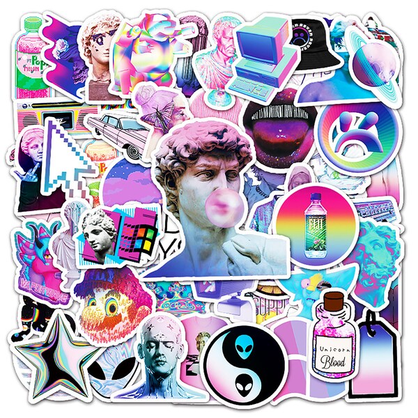 Vaporwave Sticker - Etsy