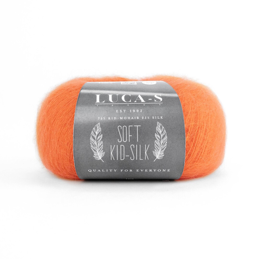 Soft Kid Mohair Silk Yarn, KID-SILK 75% Kid Mohair 25 Silk Luxury ...
