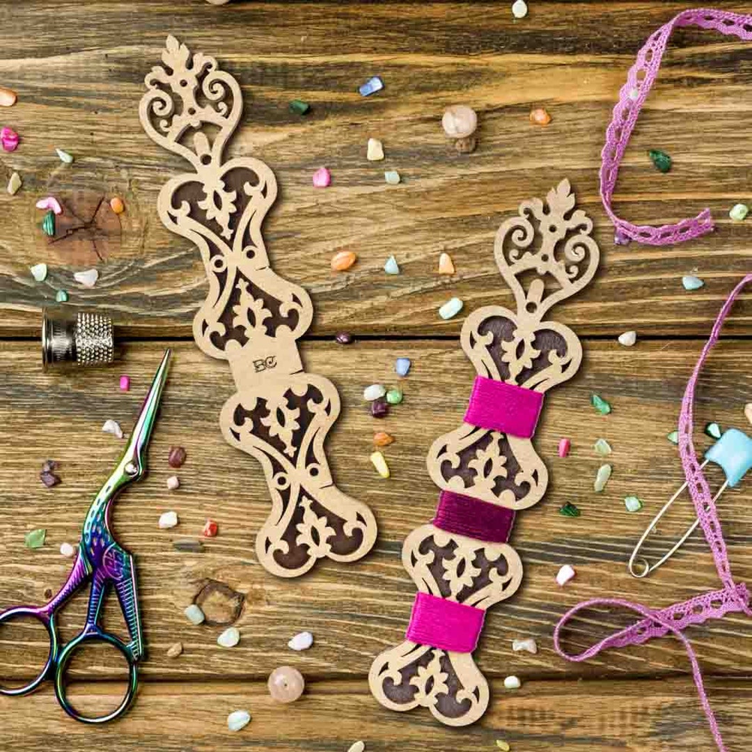 Floss Bobbins, Wooden Thread Bobbins - Thread Organizers, Embroidery ...