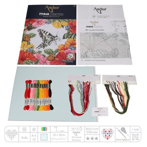 Maia Cross Stitch Kit - 1225, Spring Butterflies - Etsy