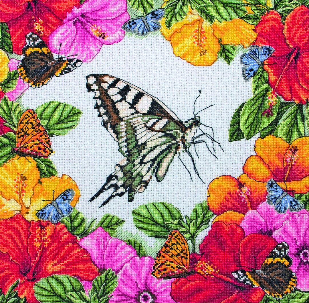 Maia Cross Stitch Kit - 1225, Spring Butterflies - Etsy