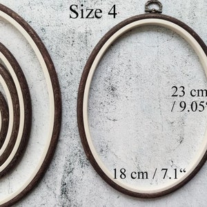 Embroidery Hoop - Nurge Flexible Oval Hoop - Etsy