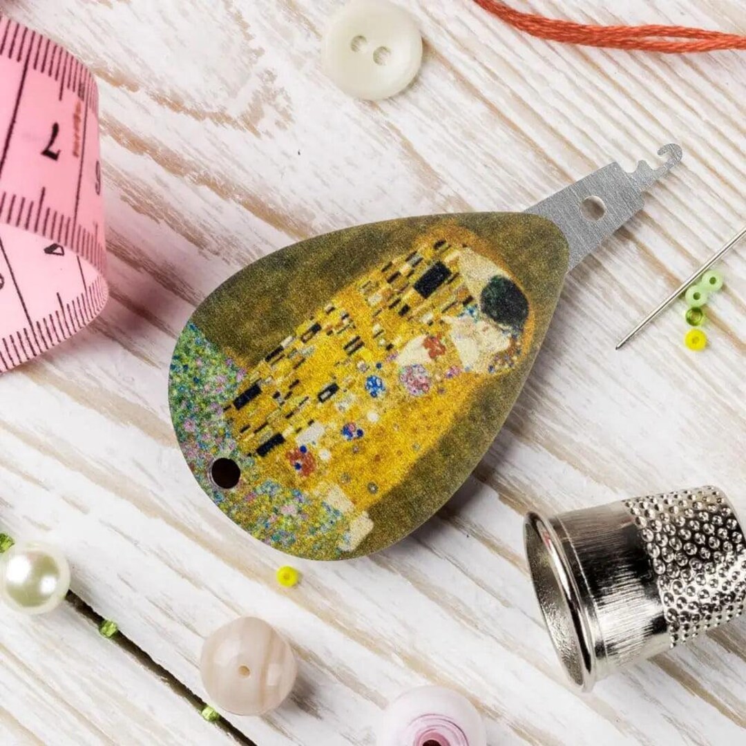 Needle Threader From Wood, Cross Stitch Accessories, Needlecraft Tools ...