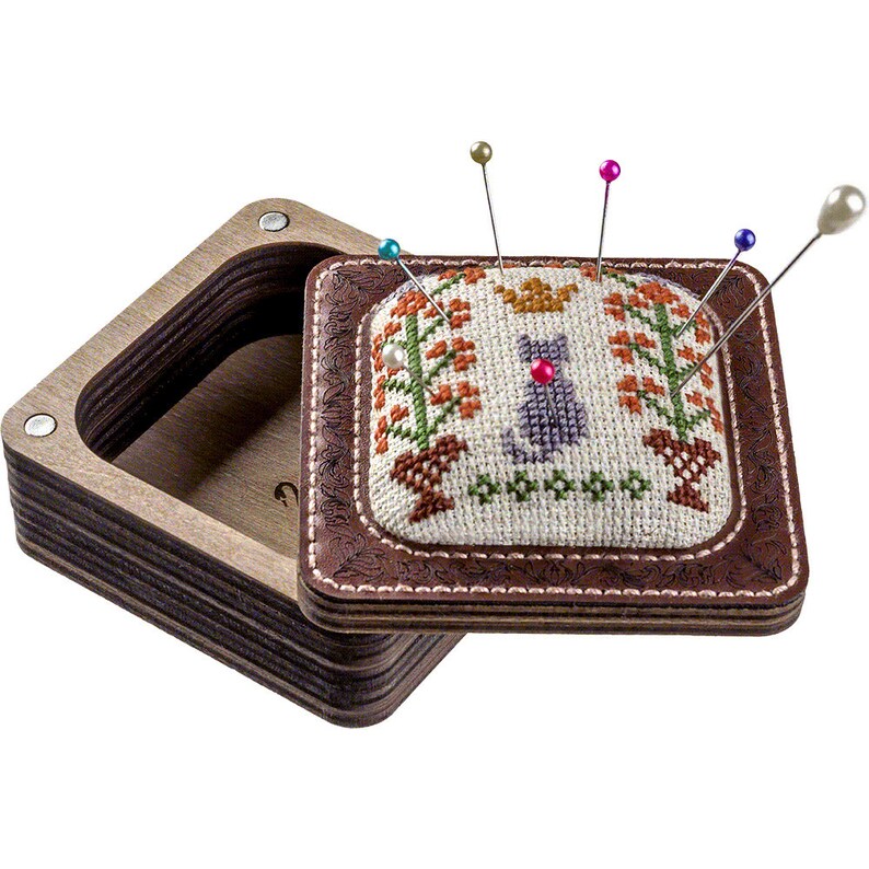 Pin Cushion Kit - Needlecraft Storage Box - Needle Storage Pin - Etsy