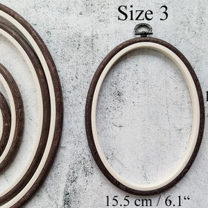 Embroidery Hoop - Nurge Flexible Oval Hoop - Etsy