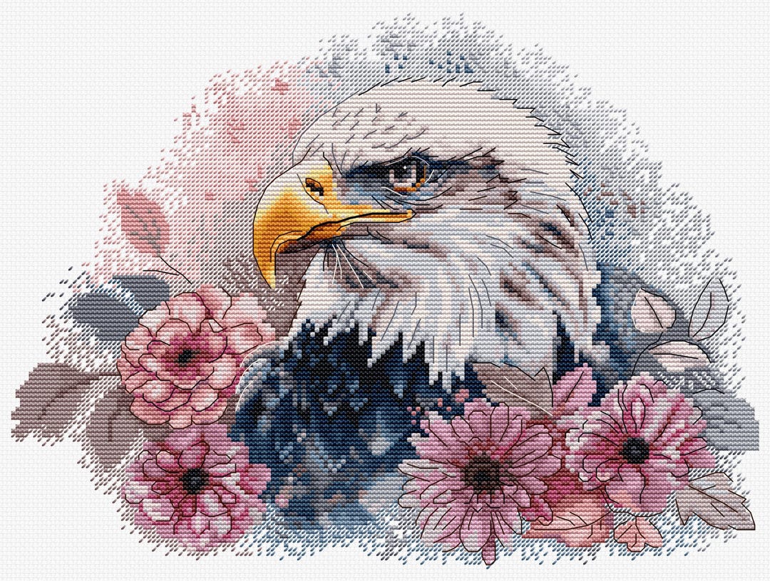 Cross Stitch Kit Luca-s - Hunting Eagle, BM3021 - Etsy