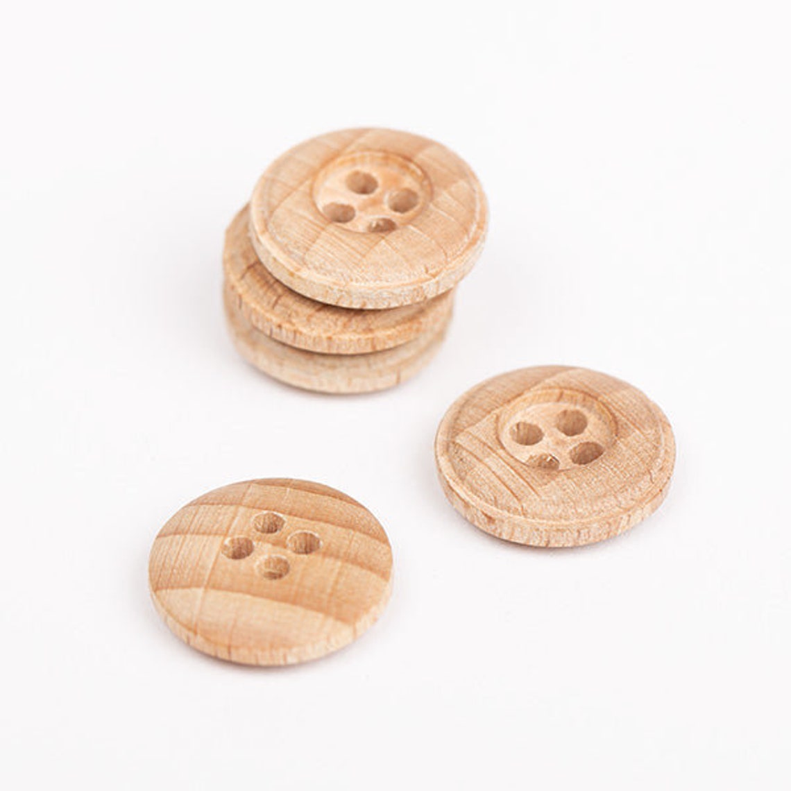 Drops Beech Wood Buttons - Etsy