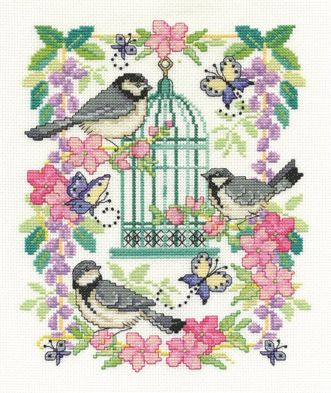 DMC Cross Stitch Kit - Oriental Bird Cage, BK1563 - Etsy
