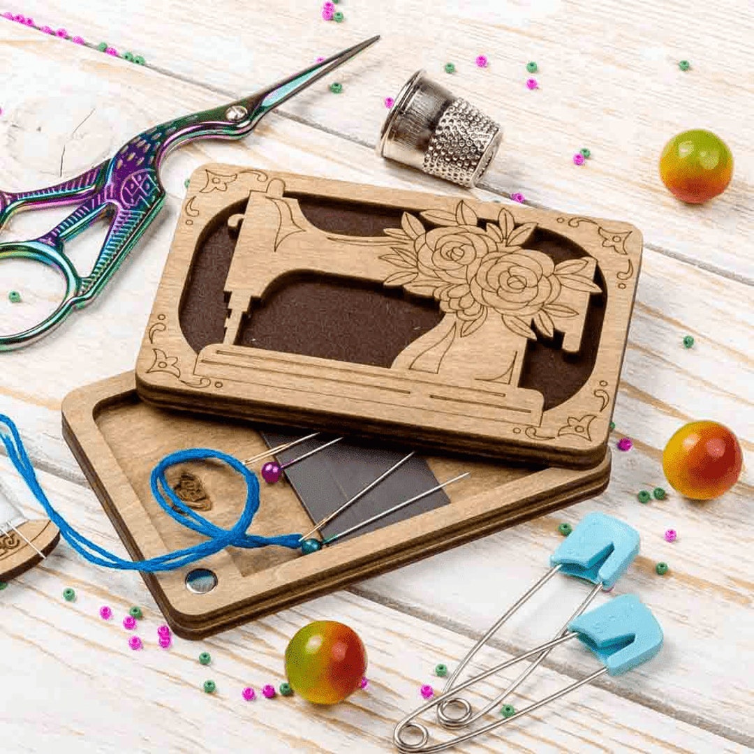 Needle Organizer - Magnetic Needle Storage, Storage Box for Handcraft ...