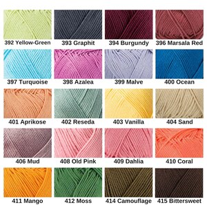 Schachenmayr Catania Knitting and Crochet Yarn, DK Yarn - Cotton Yarn ...