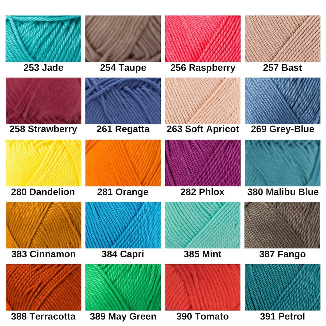 Schachenmayr Catania Knitting and Crochet Yarn, DK Yarn - Cotton Yarn ...