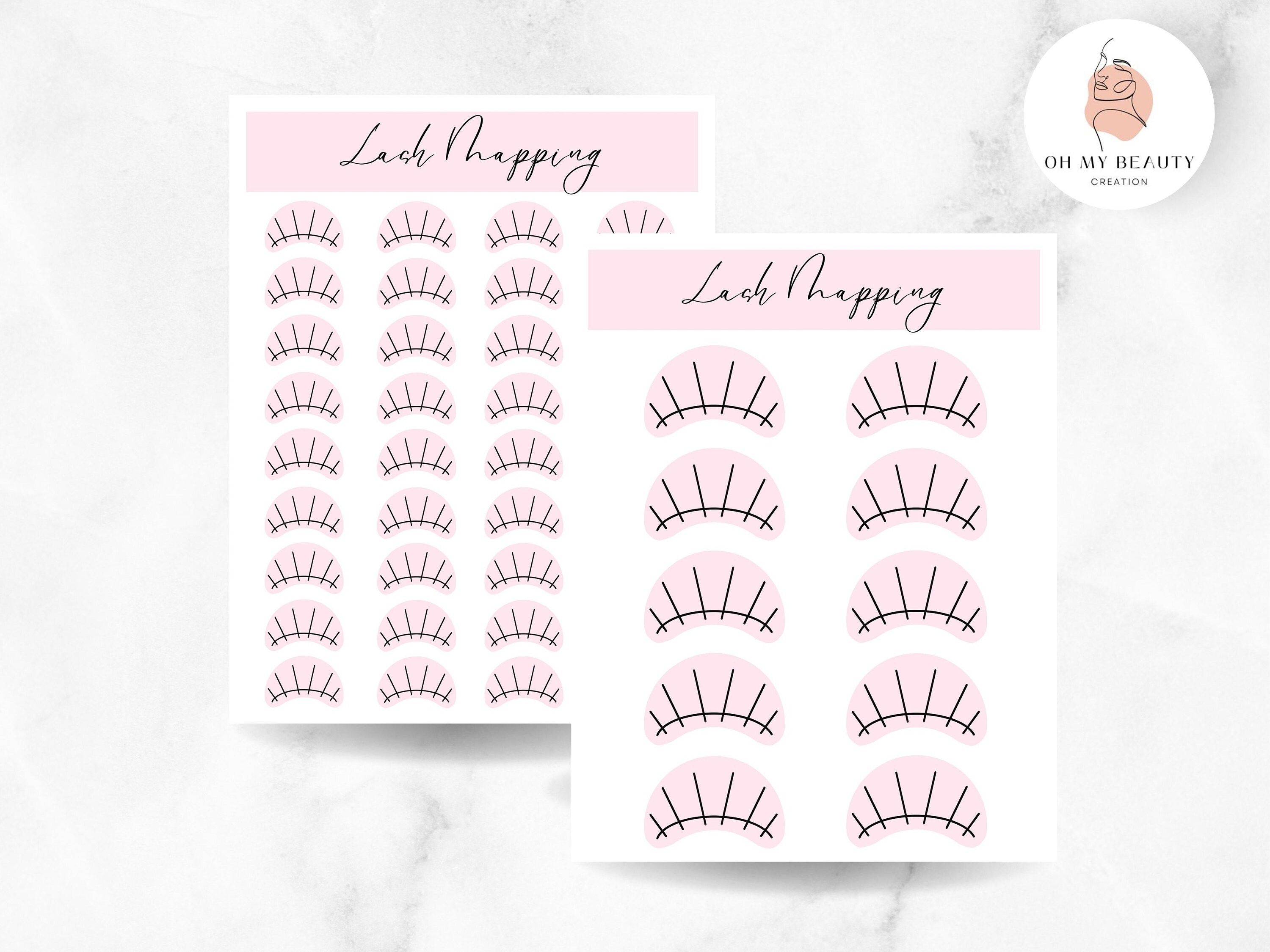 Lash Map Sheets Printable Lash Mapping Sheets Eyelash | Etsy Lash Map Sheets Printable Lash Mapping Sheets Eyelash | Etsy