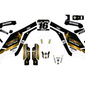 SUR RON Rockstar Energy Gold Full Graphics Kit Gloss or Matte Surron ...